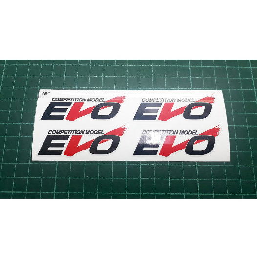 sticker rim Evo regamaster | Shopee Malaysia
