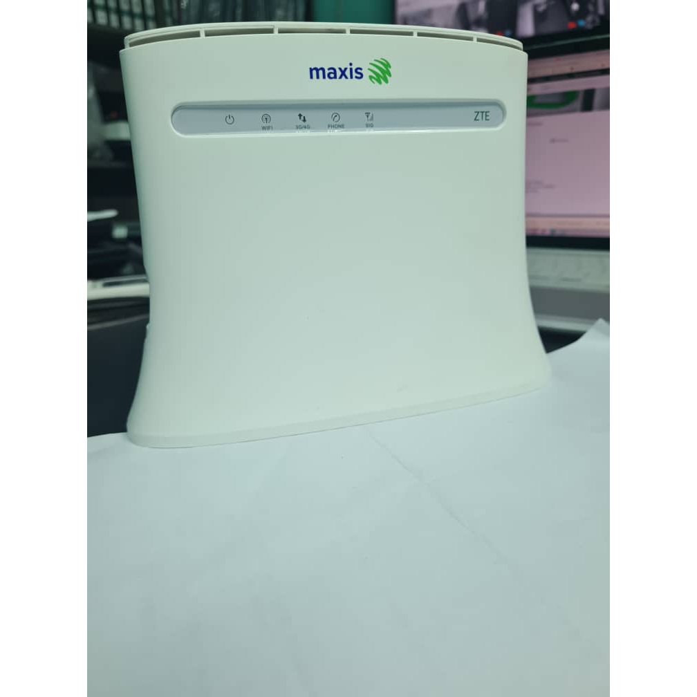 USED ZTE MF283V Modem Internet ( Fibre & Sim-card Support ) - Unlock 4G ...