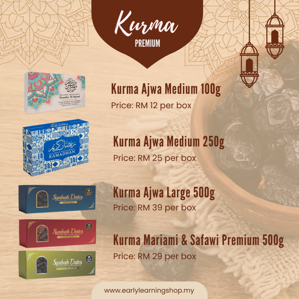 GIFT BOX KURMA AJWA, SAFAWI DAN MARIAMI - (Premium Quality Dates ...