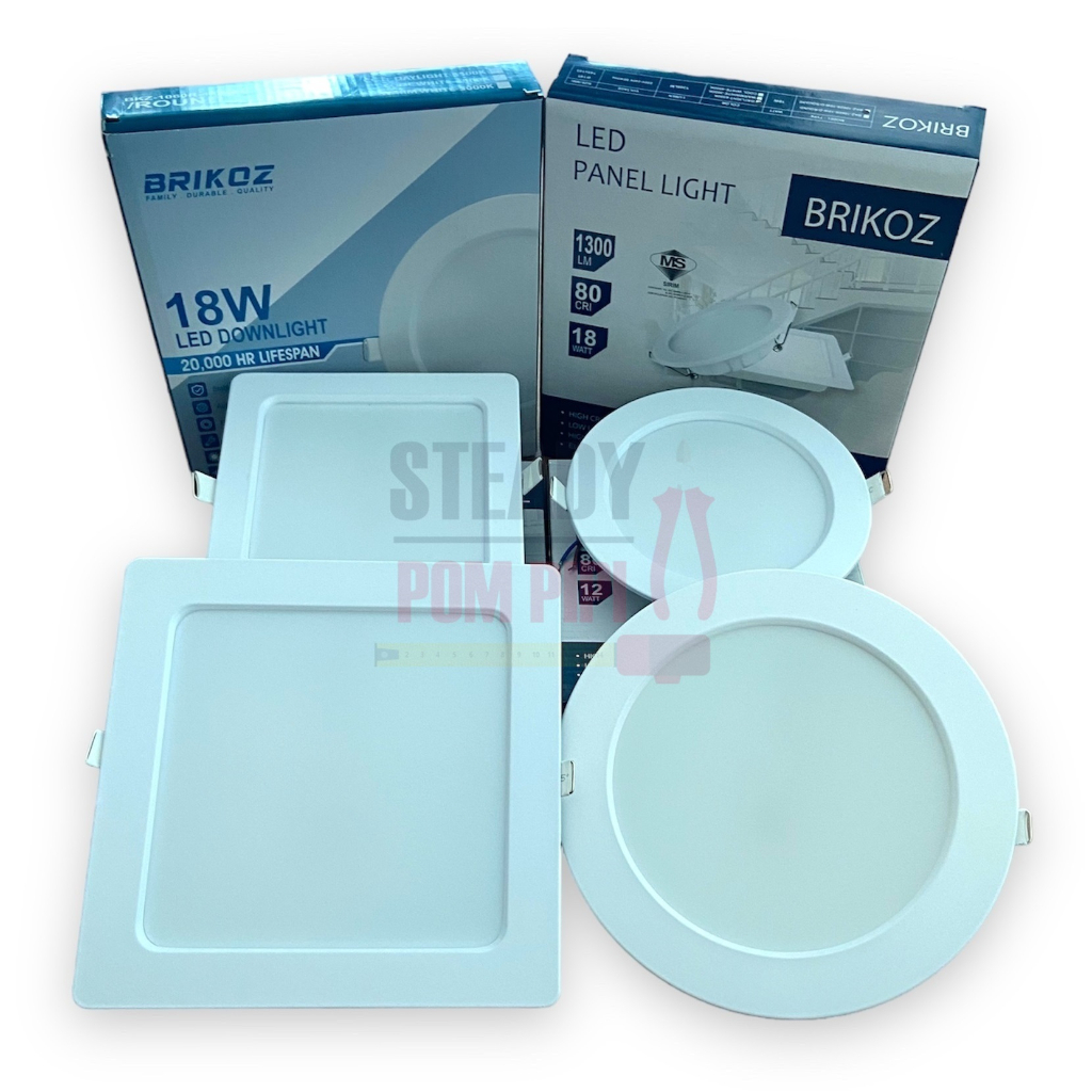 12W 18W 4" 6" ROUND LED DOWNLIGHT / SQUARE RECESSED DOWNLIGHT / PANEL ...