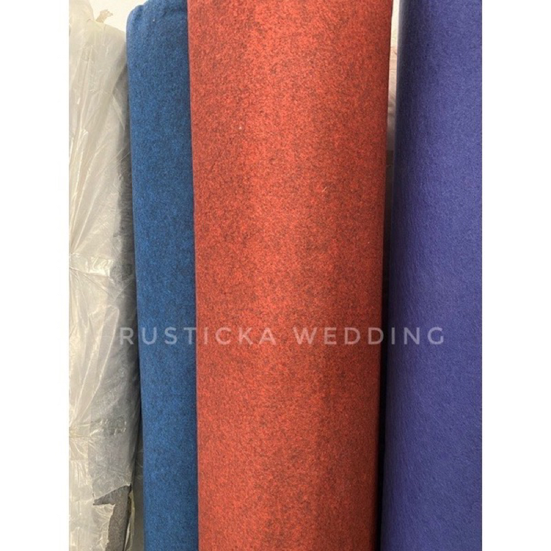 3ft 1 Roll 25 meter 82ft Needle Punch Carpet Merah Hijau Putih Kuning ...