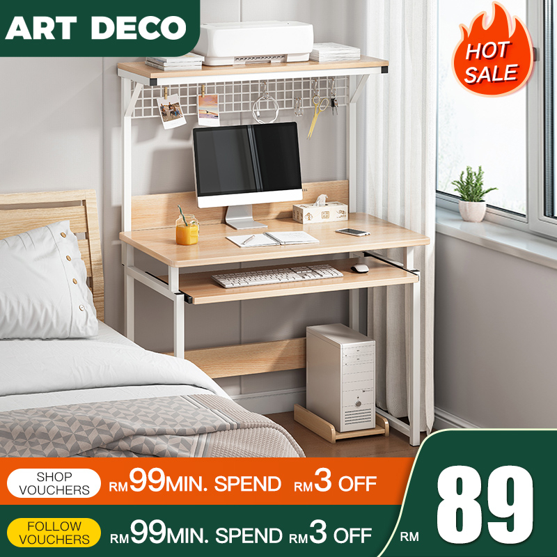 Computer Table Meja PC Laptop Table Office Table Meja Belajar Study ...