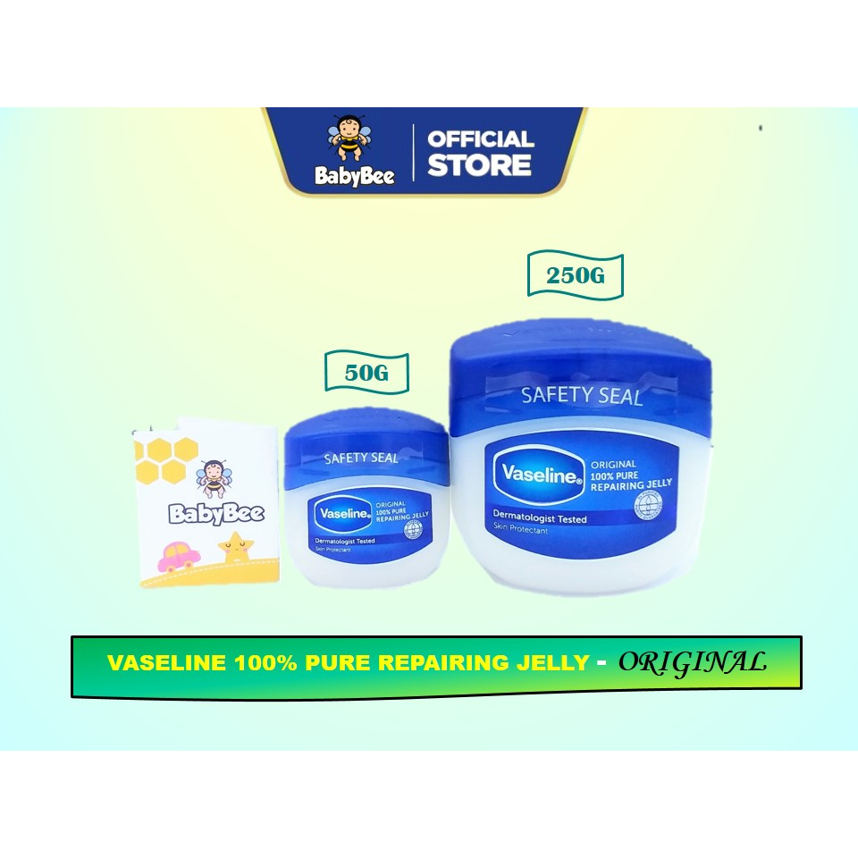 VASELINE Pure Petroleum Jelly 50g/250g | Shopee Malaysia