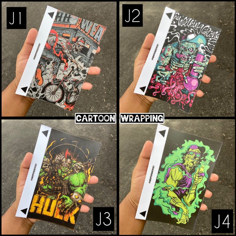 PHONE/ANDROID STICKER WRAP PHONE CARTOON WRAPPING | Shopee Malaysia