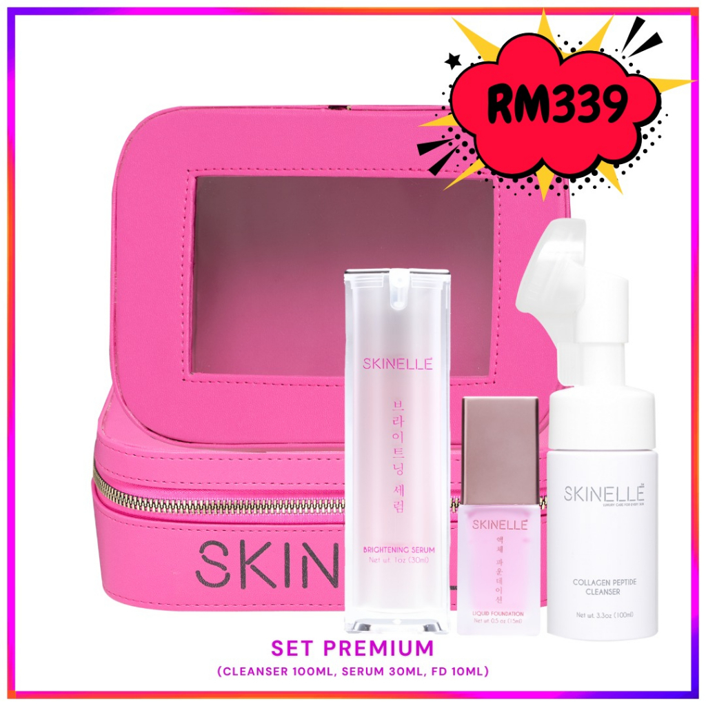 Skinelle Set BTS Pink Korea (Glowing & Pinkish) | Shopee Malaysia
