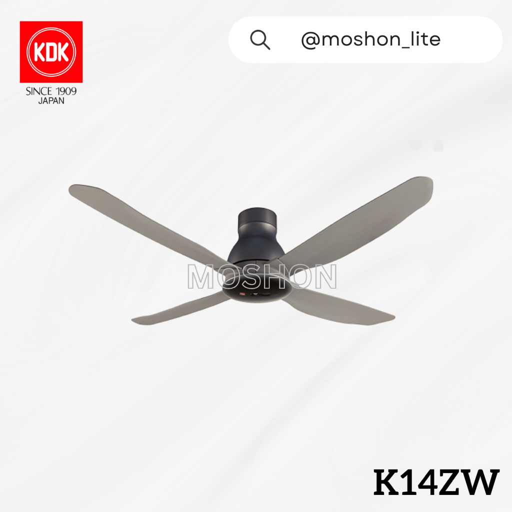 KDK K14ZW 56” 4 Blades Remote Control Ceiling Fan / Kipas Siling Remote ...
