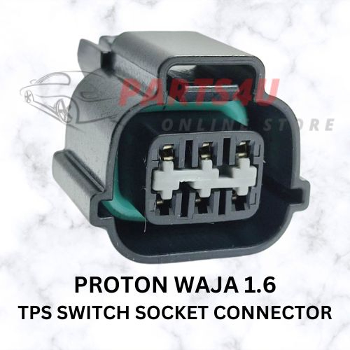 6PIN PROTON WAJA 1.6 MMC THROTTLE BODY SWITCH SOCKET CONNECTOR With ...