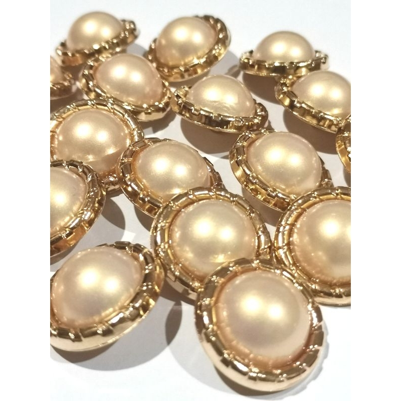 * Ready Stock * 2.3cm Width Pearl Buttons-Butang Mutiara-Butang Warna ...