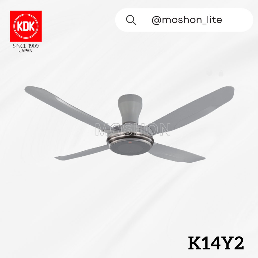 KDK K14Y2 56” 4 Blades Remote Control Ceiling Fan / Kipas Siling Remote ...