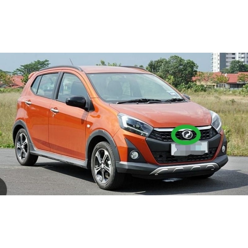 Perodua Axia Style Front And Rear Emblem (Logo) (Siap Double Tape ...