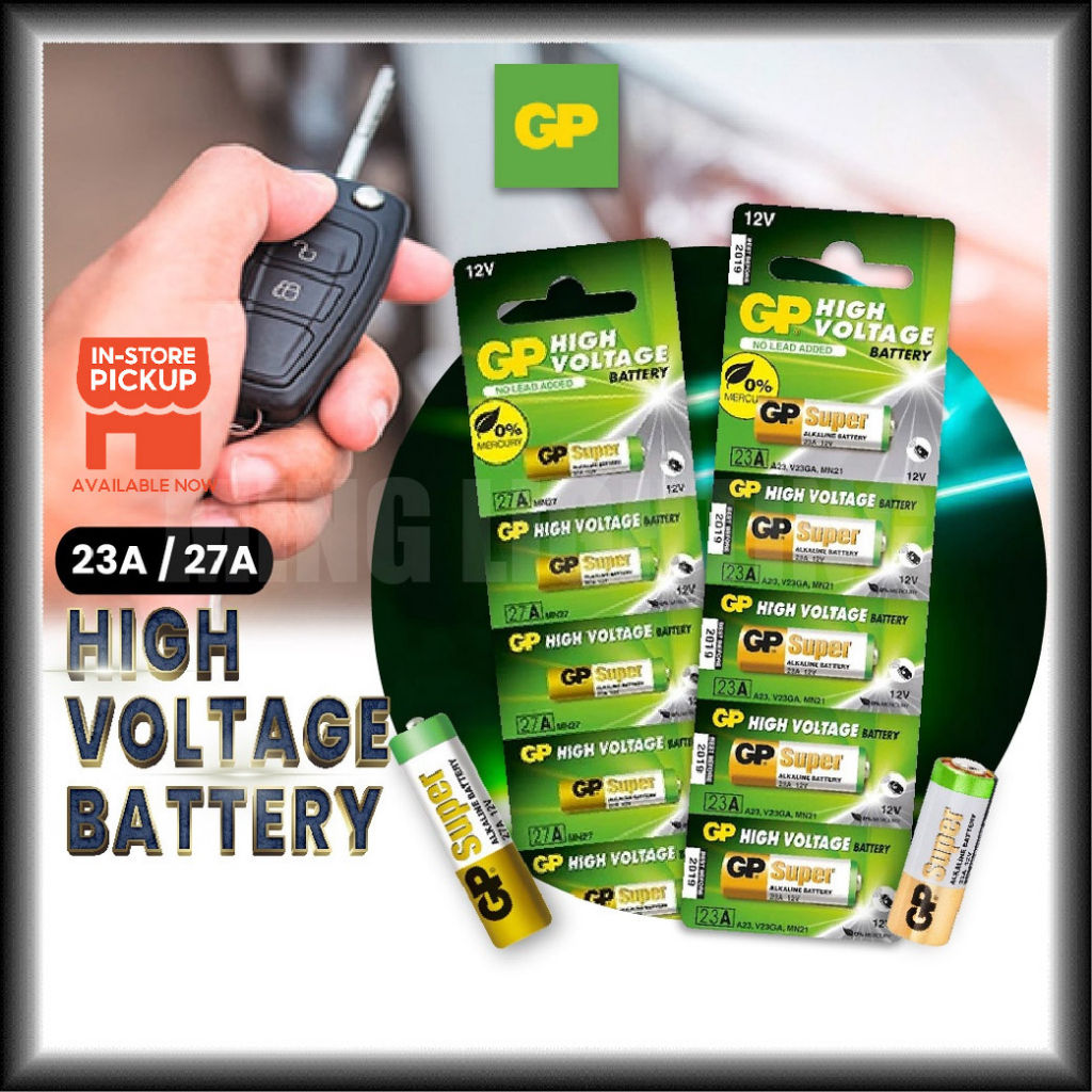 GP 23A 27A Battery 12V Super Alkaline High Voltage Bateri Remote ...