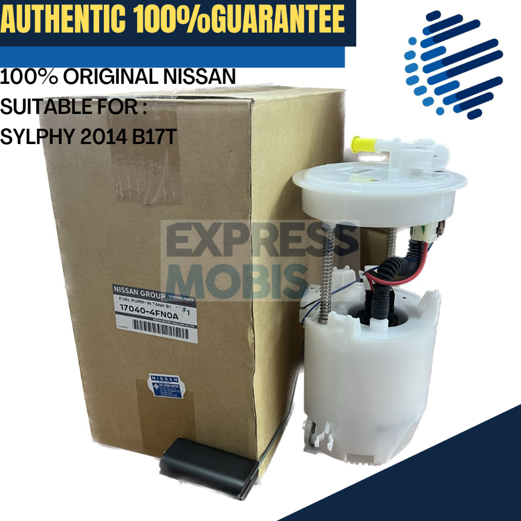 100% ORIGINAL NISSAN FUEL PUMP ASSY 17040-4FN0A SYLPHY 2014 B17T ...