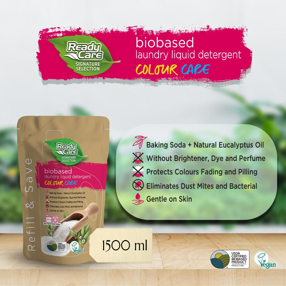 Bio-based Readycare Signature Selection Baking Soda Laundry Liquid Detergent 1.5 Liters - Refill ...