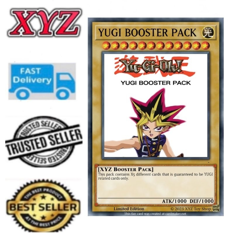 Yugioh TCG Original Konami YUGI Mini Booster Pack (100% Ready Stock ...