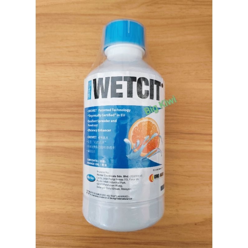 Wetcit 1L - Latest adjuvant surfactant from natural orange oil ...