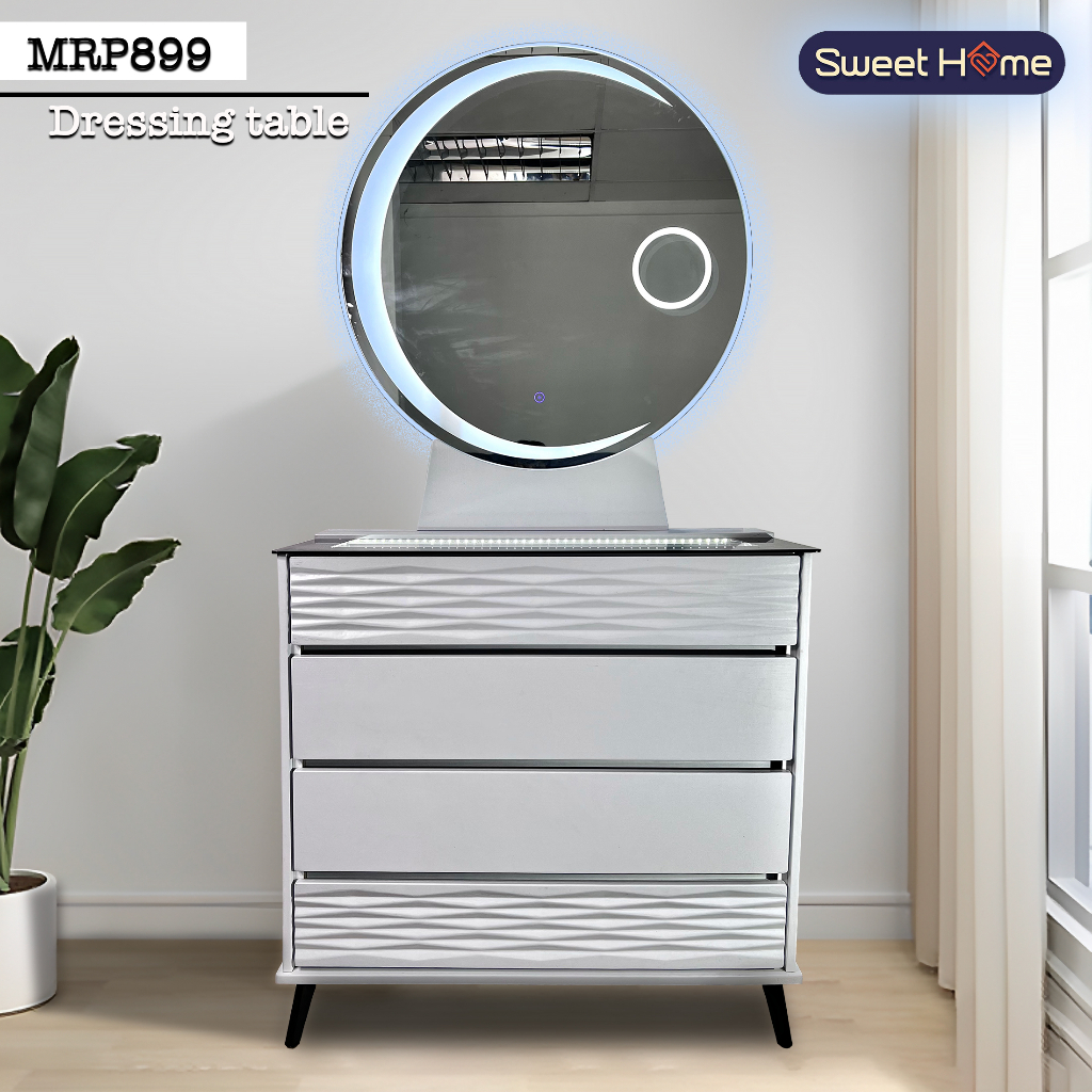 [ MRP 899 ] Modern Dressing Table / Ins Style Dressing Table MDF Board ...