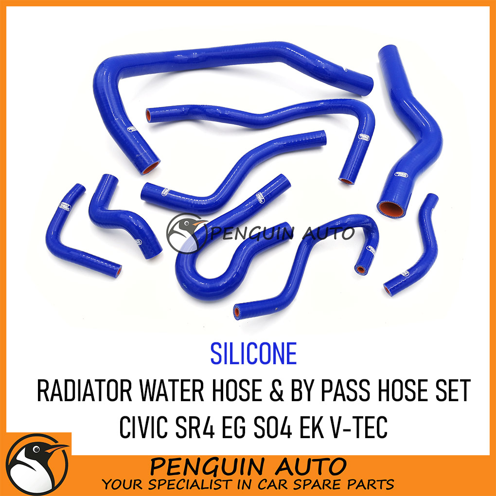 HONDA CIVIC EG SR4 EK SO4 V-TEC RADIATOR WATER HOSE & BY PASS HOSE FULL ...