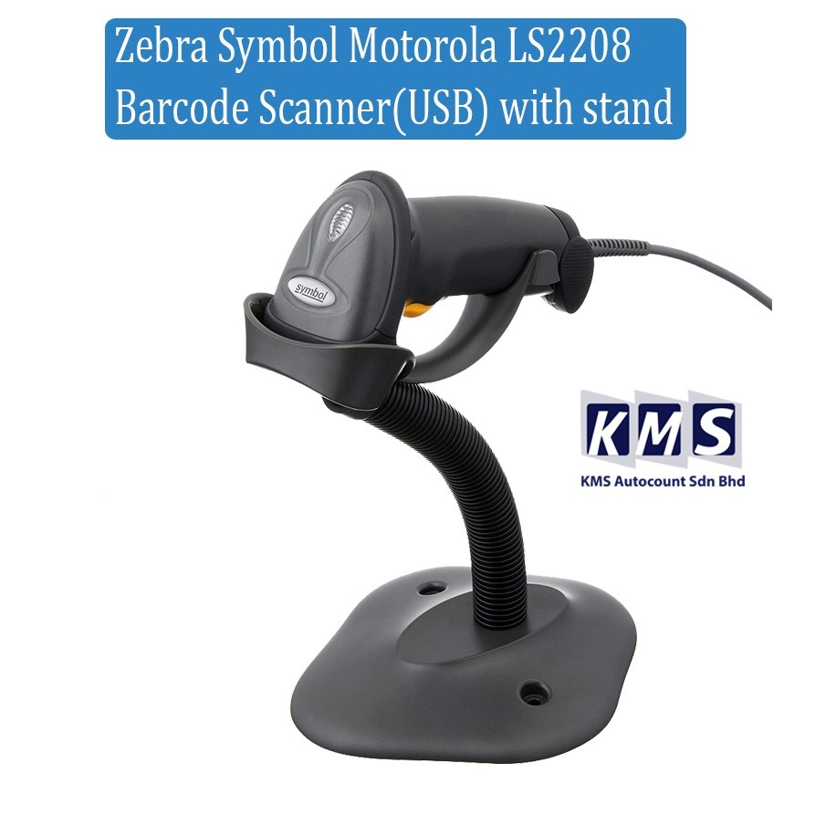 Barcode Scanner Handheld Zebra Symbol LS2208-Black | Shopee Malaysia