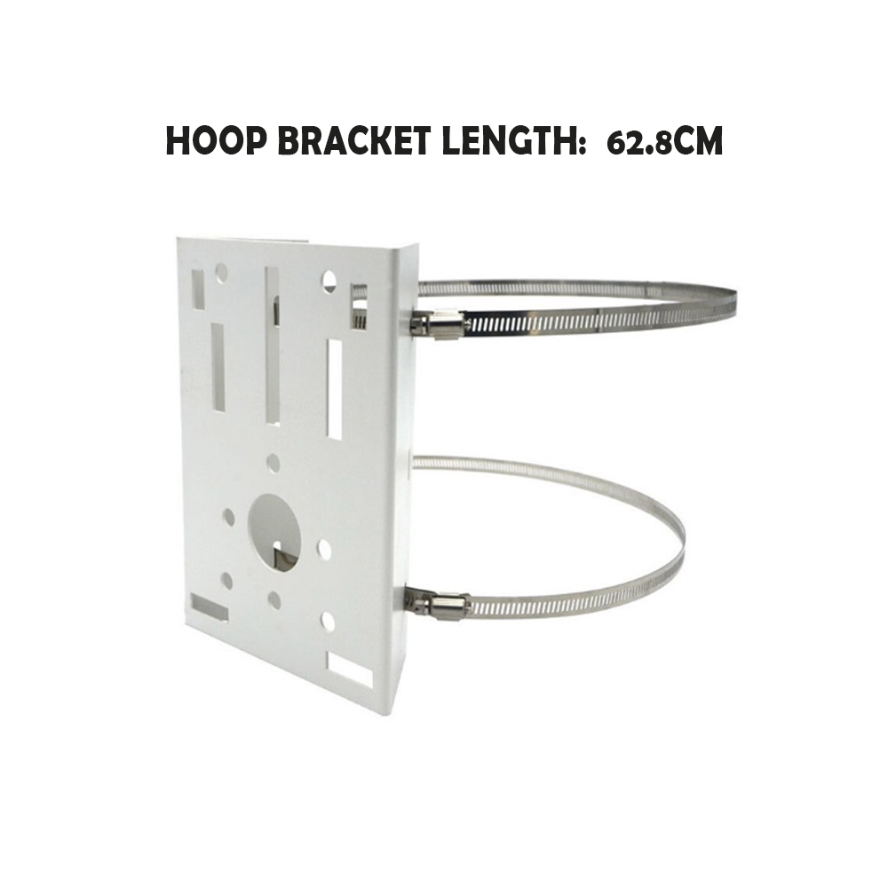 Outside CCTV Camera Iron Hoop Bracket Video Surveillance Pole Mounting ...