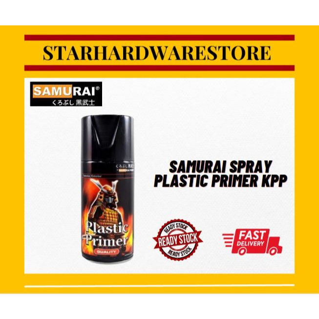 🌟READY STOCK🌟 SAMURAI PLASTIC PRIMER KPP (CLEAR) - 300ml | Shopee Malaysia