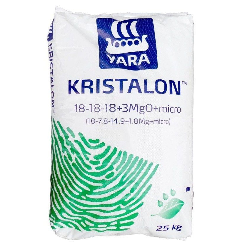 YaraTera KRISTALON GREEN LABEL 18-18-18 +TE (Repack 500gm ) | Shopee ...