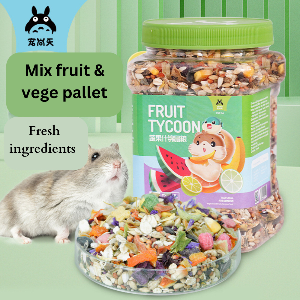 [High Fiber]Hamster premium Grain/ Vegetable/ Seafood feed🐹natural food ...