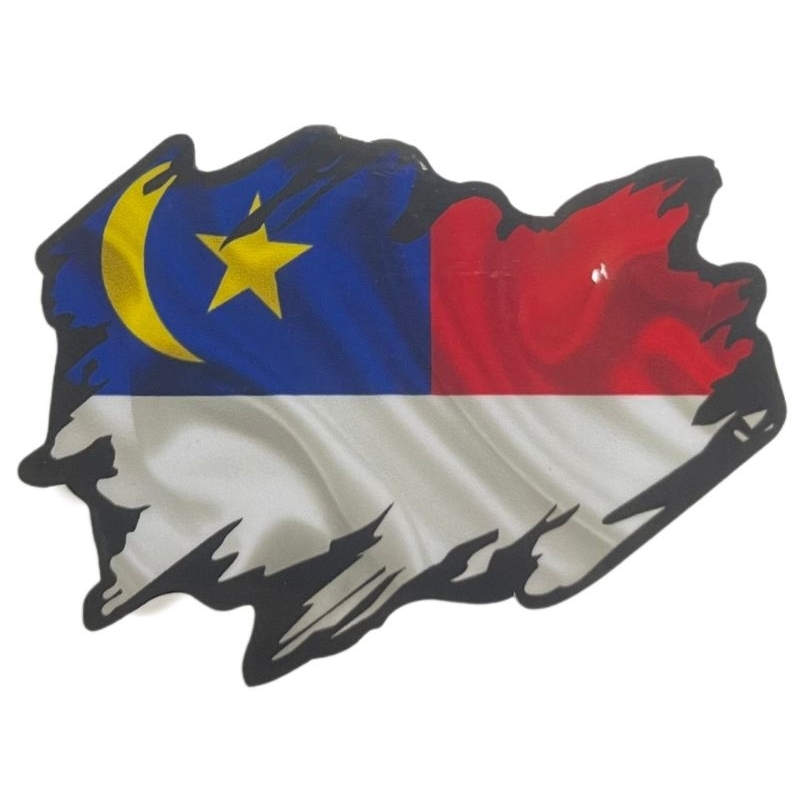 FLAG STICKER BENERA NEGERI&NATIONAL STATES MALAYSIA JOHOR MELAKA ...
