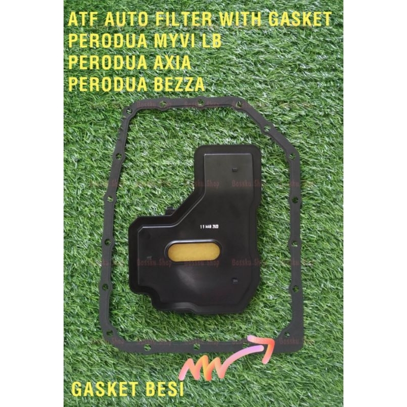 AUTO TRANSMISSION FILTER WITH GASKET BESI PERODUA MYVI LAGI BEST, AXIA ...