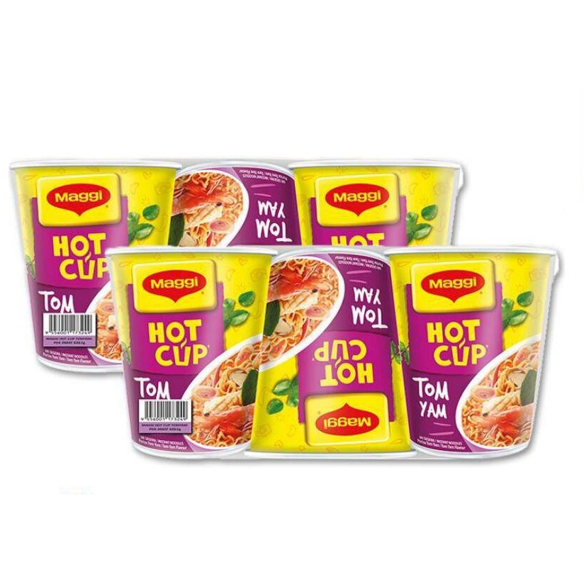 MAGGI Hot Cup Tom Yam (59g x 6 Cups x 2) | Shopee Malaysia