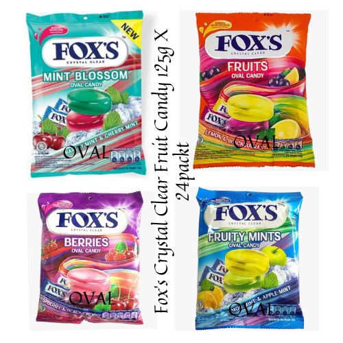 Fox's Crystal Clear Fruit Candy 125g | Shopee Malaysia