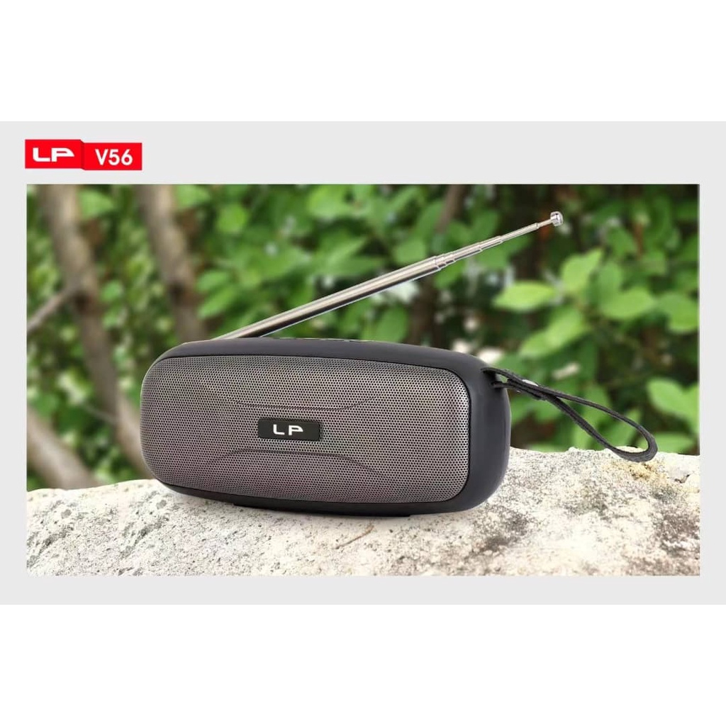 LP-V56 TWS Wireless Bluetooth V5.1 Portable Speaker / TF Slot / USB Drive / Super Bass / FM ...
