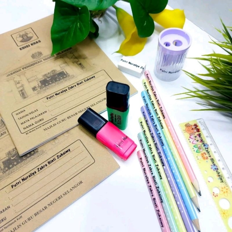 Sticker Nama Transparent | Label Nama Anak Transparent 1 cm x 8 cm ...