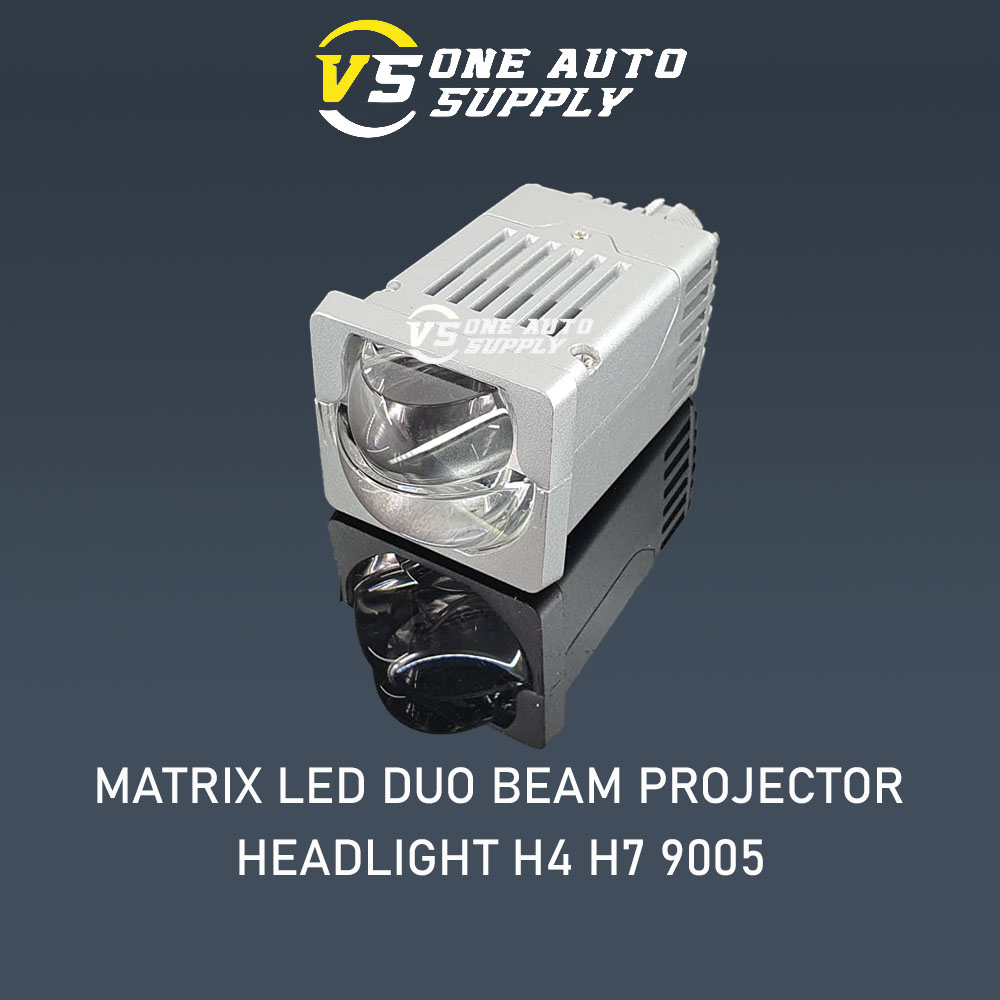 12V use only MATRIX LED PROJECTOR HEADLIGHT H4 H7 9005 110W | Shopee ...