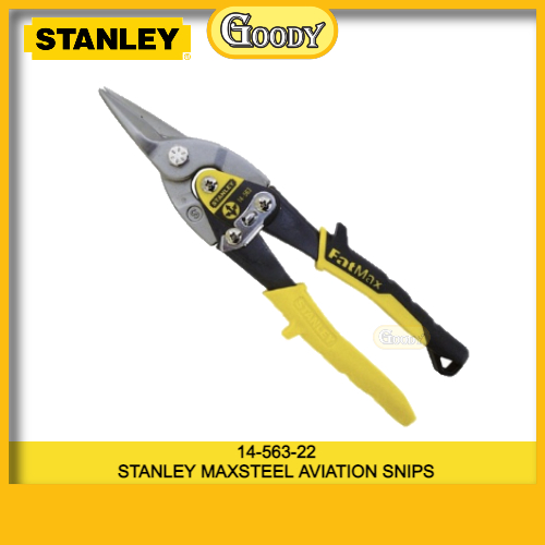 STANLEY 14-563-22 MAXSTEEL AVIATION SNIPS / Straight Cut Cutter Dawai ...