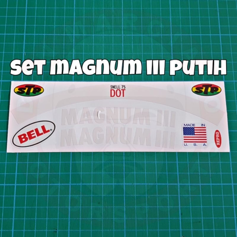 Sticker Luar Repro 1to1 untuk Bell Helmet Vintage Magnum Super dan ...