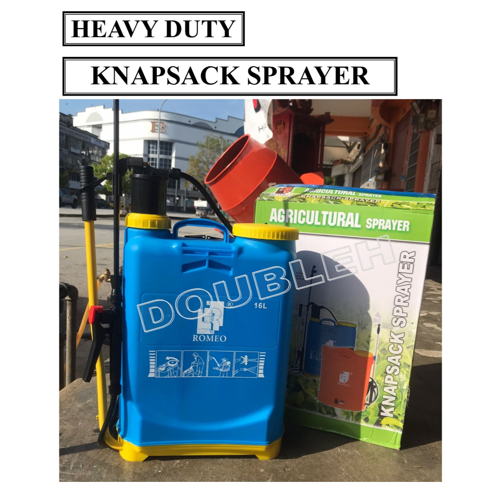 16 L Knapsack Pressure Pump Chemical Manual Sprayer Backpack pump racun ...