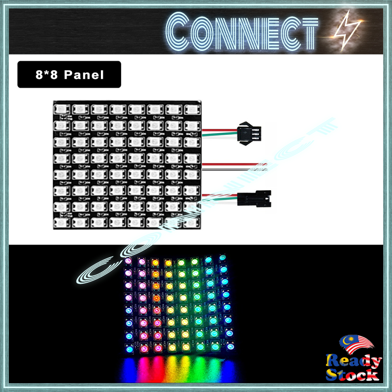 5V WS2812B LED Digital Flexible Individually Addressable Panel Light ...