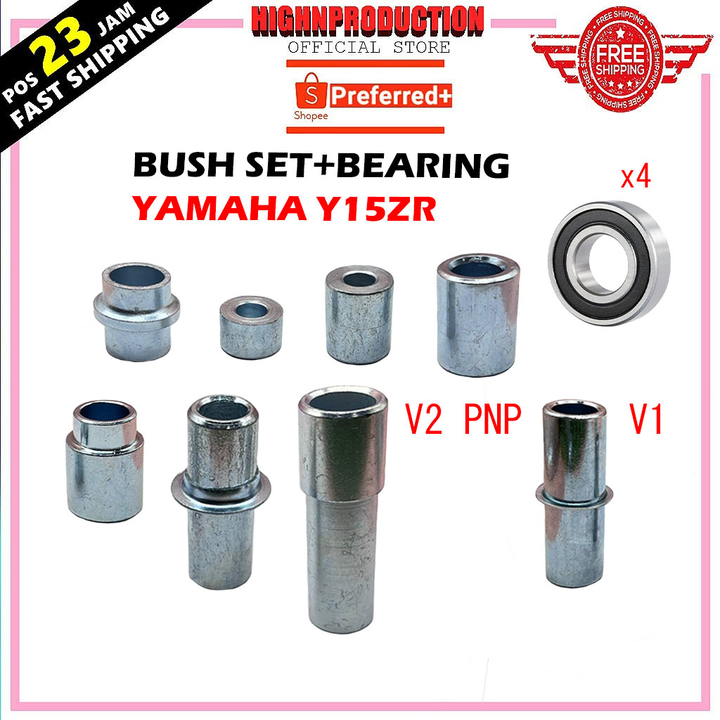 BEARING & BUSH COMPLETE SET FOR SPORT RIM Y125ZR PNP Y15ZR YAMAHA ...
