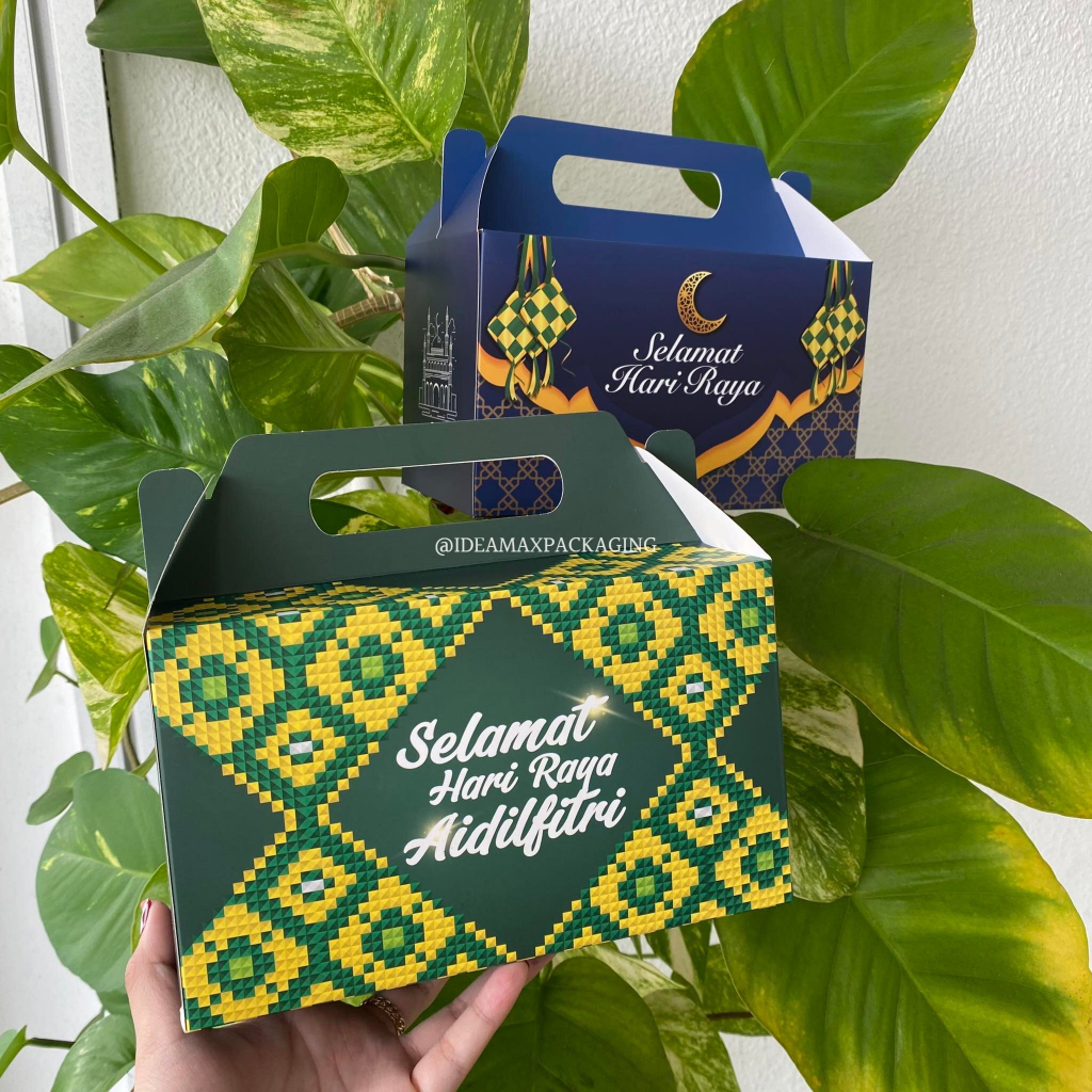 Ready Stock Hari Raya Aidilfitri Gift Box / Cookies Gift box with ...