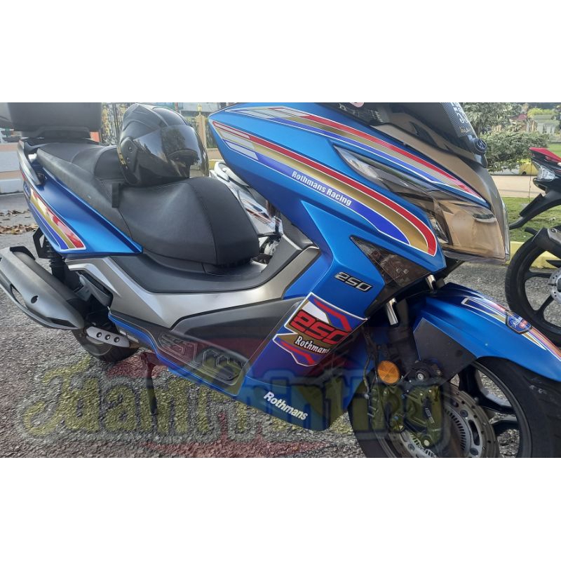 Stripe Modenas Elegan 250 versi ROTHMANS | Shopee Malaysia