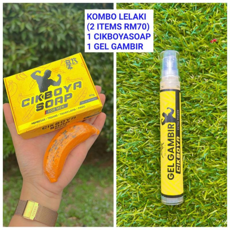 KOMBO PADU- SABUN CIKBOYA DAN GEL GAMBIR | Shopee Malaysia