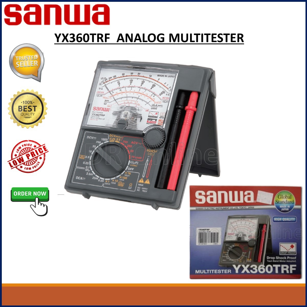 SANWA MULTI TESTER Analog MultiMeter (YX360TRF) | Shopee Malaysia