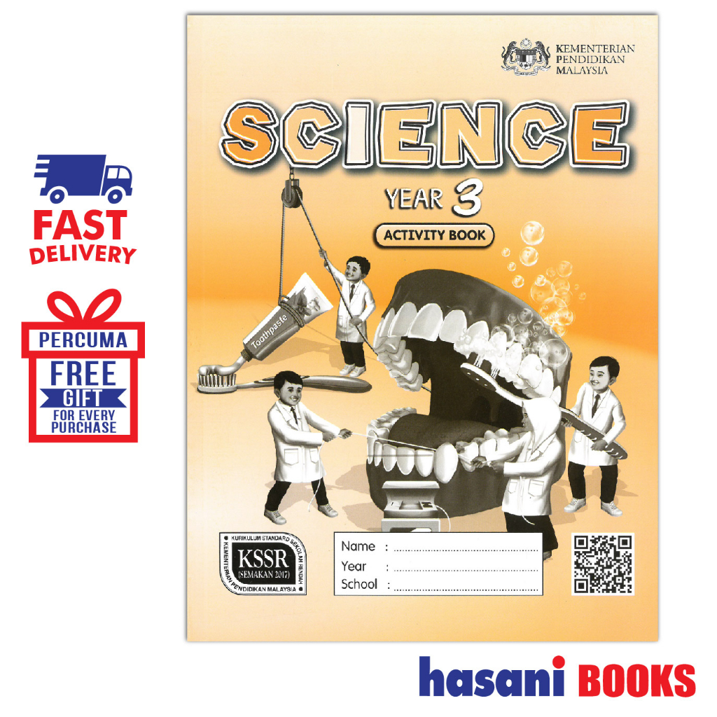 HASANI DBP ACTIVITY BOOK SCIENCE YEAR 3 9789834922160 | Shopee Malaysia