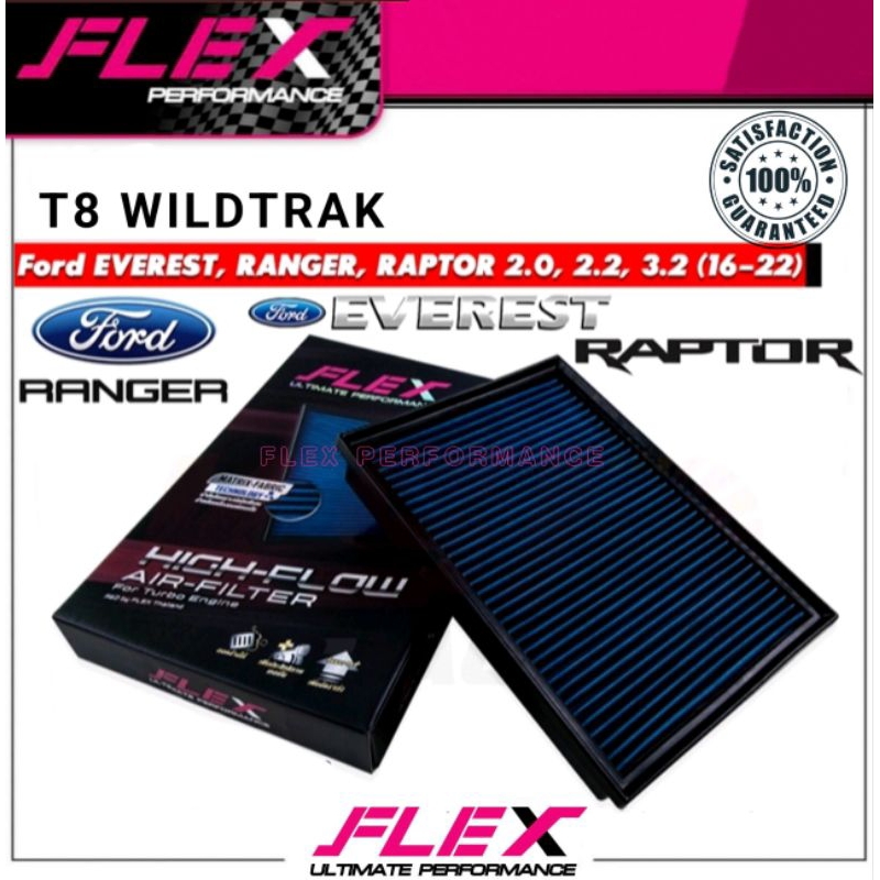 FLEX AIR FILTER FORD RANGER T8 WILDTRAK 2.0 RAPTOR BI TURBO EVEREST ...