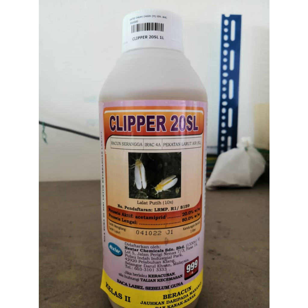 Hextar Clipper 20SL 1Ltr Insecticide/ Acetamiprid 20%/ Racun Lalat ...