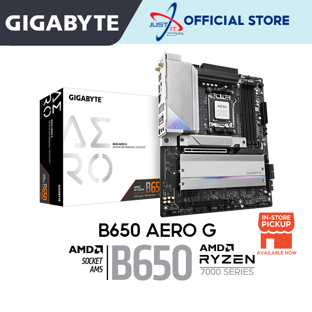 GIGABYTE B650 AERO G WiFi DDR5 AM5 Gaming Mainboard Combo Deal Ryzen 5 ...