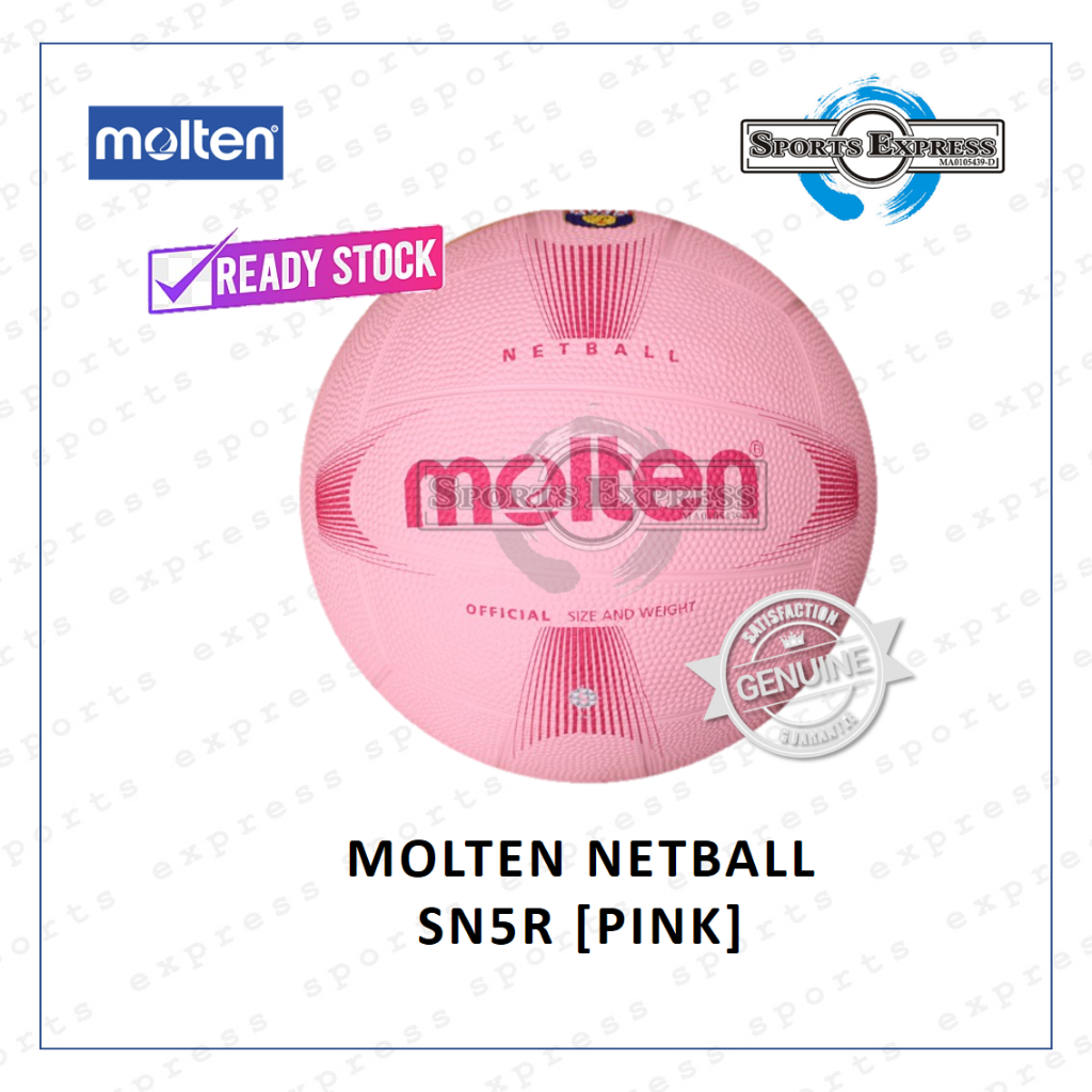 Molten Netball SN5R SN4R Pink [100% Authentic] -Sports Express | Shopee ...