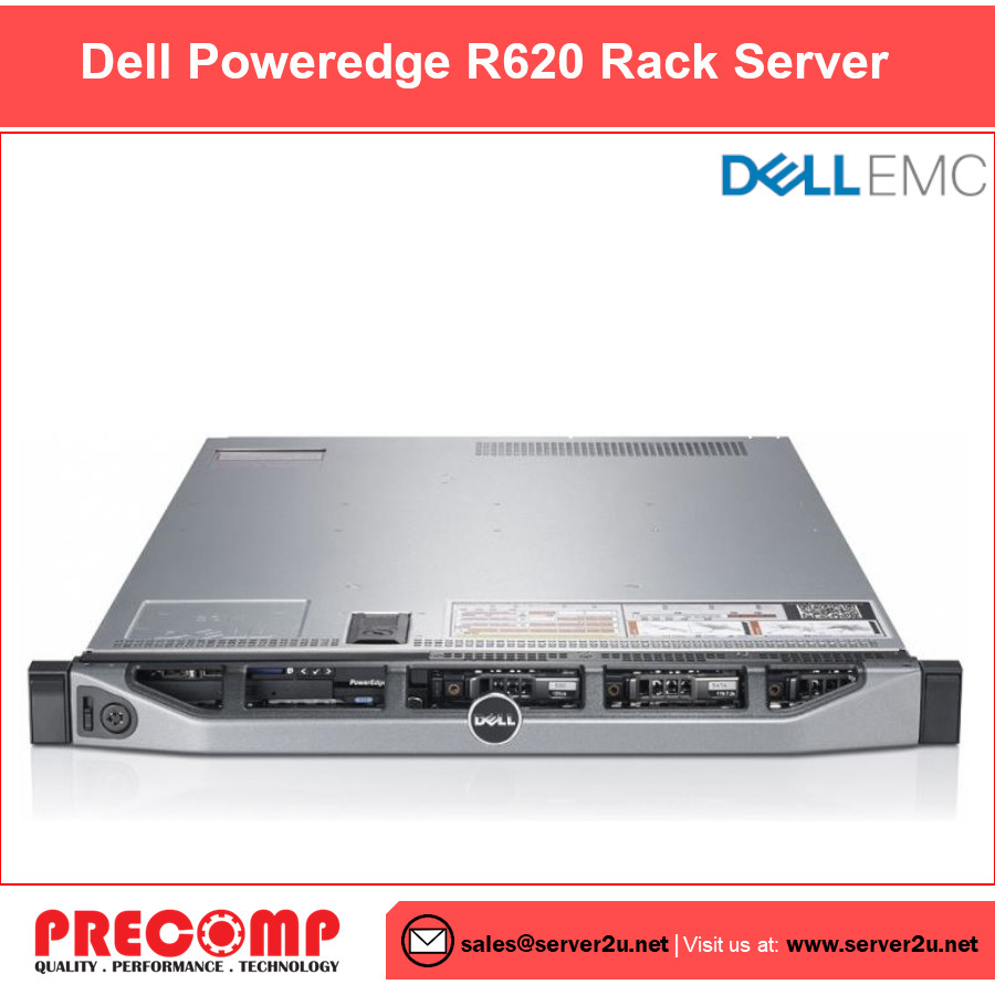 (Refurbished) Dell PowerEdge R620 CTO Rack Server (2xE52650.32GB ...