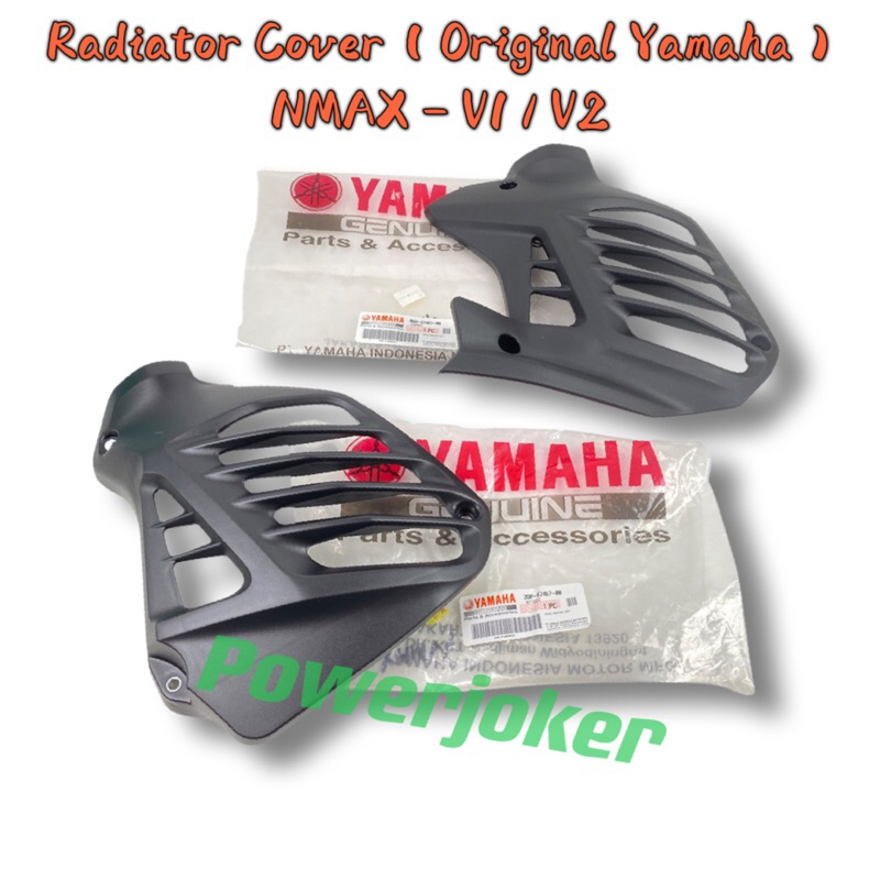 NMAX N-MAX N MAX V1 V2 (Original Yamaha) Radiator Cover Coolant Tank ...