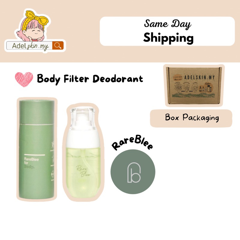 RareBlee Deodorant Body Filter Deodorant I | Shopee Malaysia